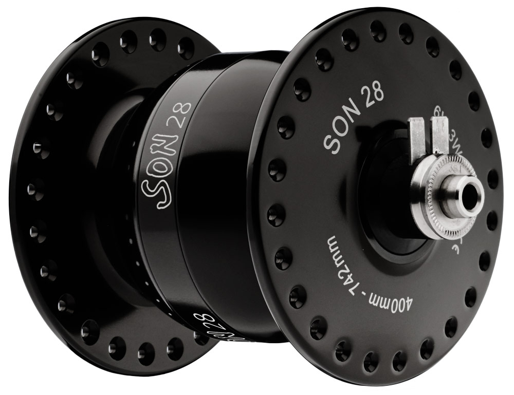 für Standard-Gabeln – SON Nabendynamo